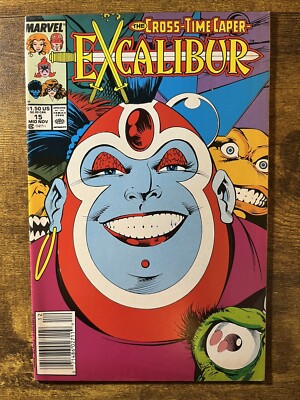 EXCALIBUR 15 NEWSSTAND CHRIS CLAREMONT STORY TERRY AUSTIN COVER MARVEL ...