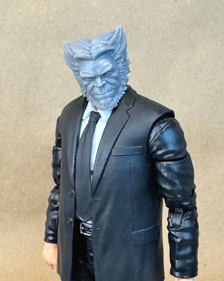 Custom BEAST Head | MCU X-Men Kelsey ver. | 8k Resin Print 4" 6" 7" 12 ...