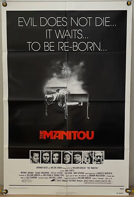 THE MANITOU FF ORIGINAL ONE SHEET MOVIE POSTER TONY CURTIS SUSAN ...