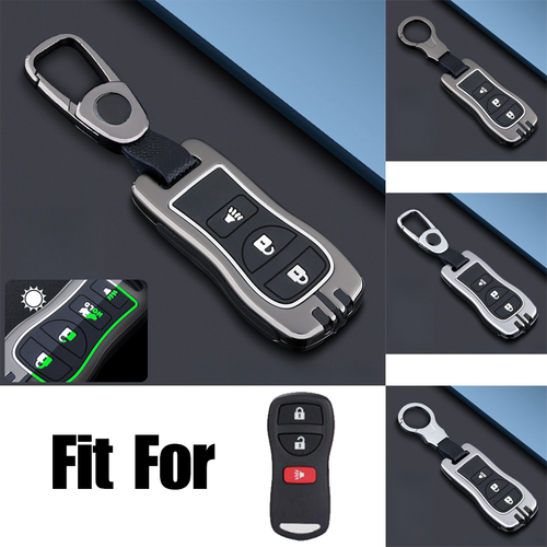 Alloy Silicone Car Key Case Cover For Nissan Frontier Xterra Sentra ...