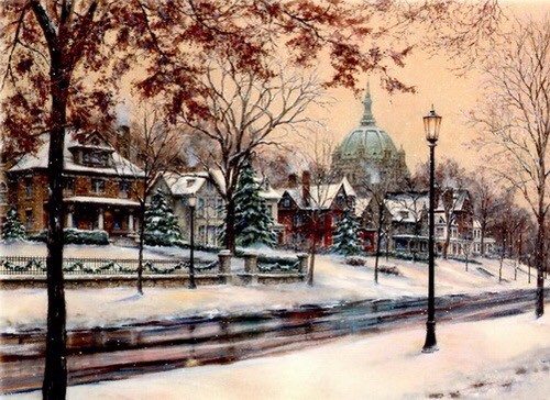 *Susan Amidon "SUMMIT AVENUE II" Limited-Art-St. Paul-Grand Ave ...