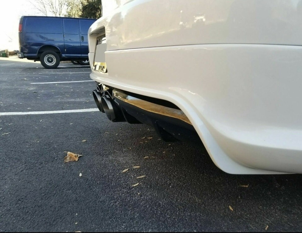 VW Golf 5 MK5 R32 GTI Rear Bumper Diffuser FITS | Gray | Unfinished ...