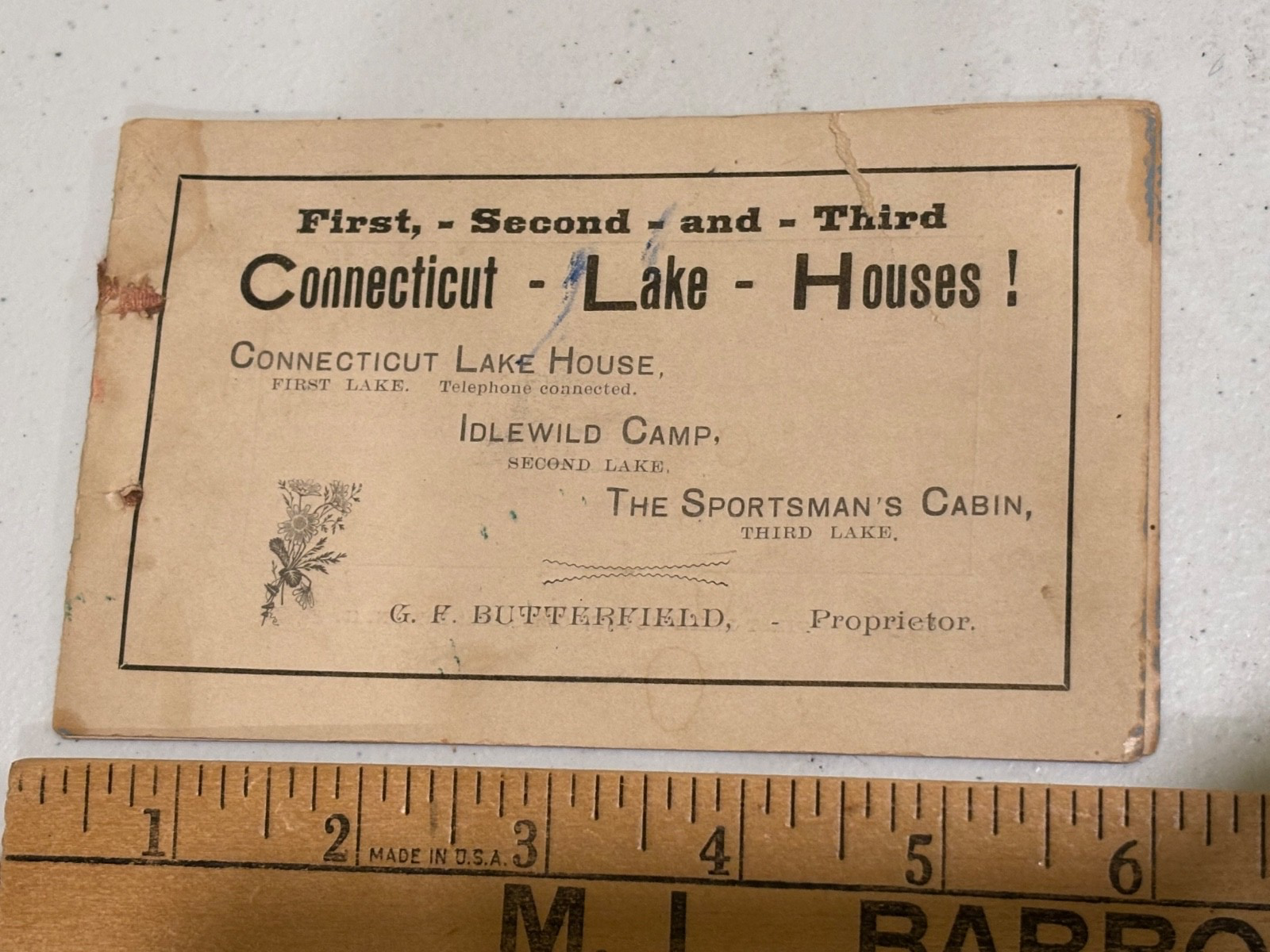 1890s 1st 2nd 3rd Connecticut Lake Pittsburg NH booklet | eBay