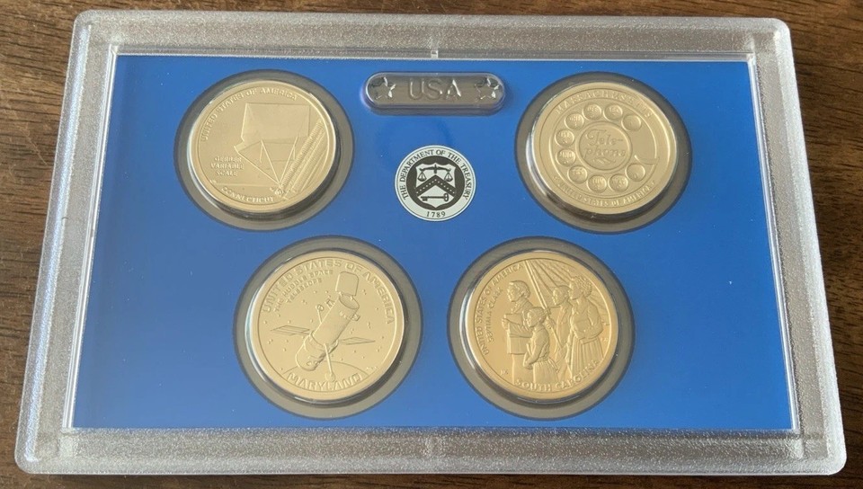 2020-S Proof American Innovation Dollar 4-Coin Set w/ Box & COA ...