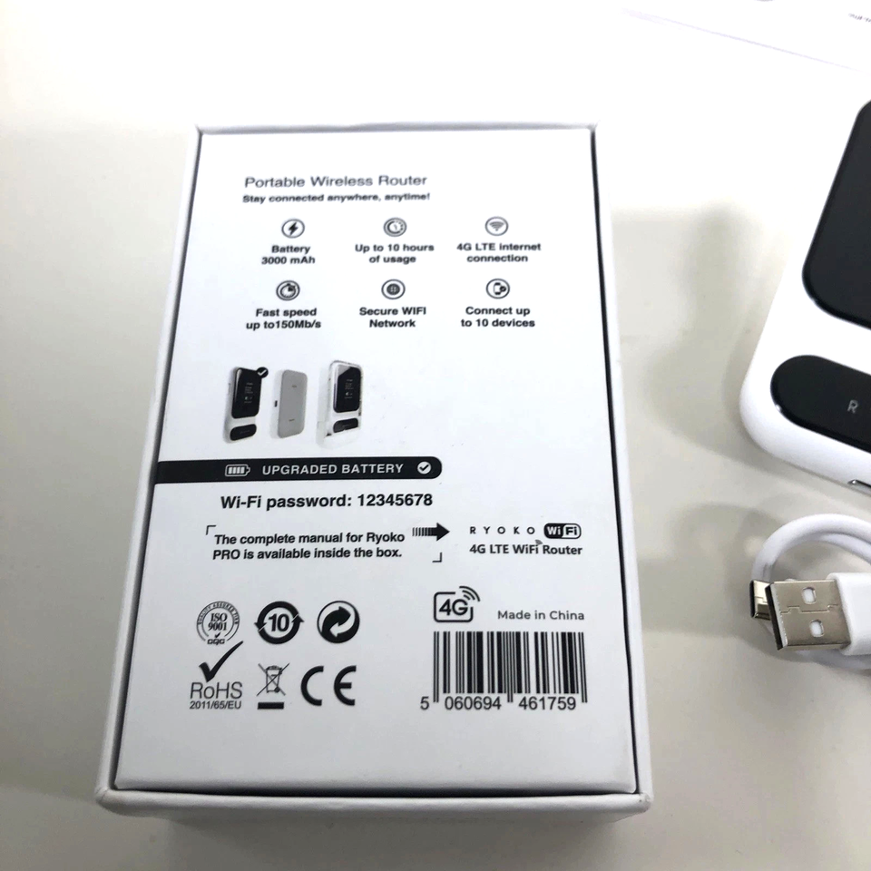 Ryoko Pro High-Speed Portable 4G LTE Wi-Fi Router / free shipping | eBay