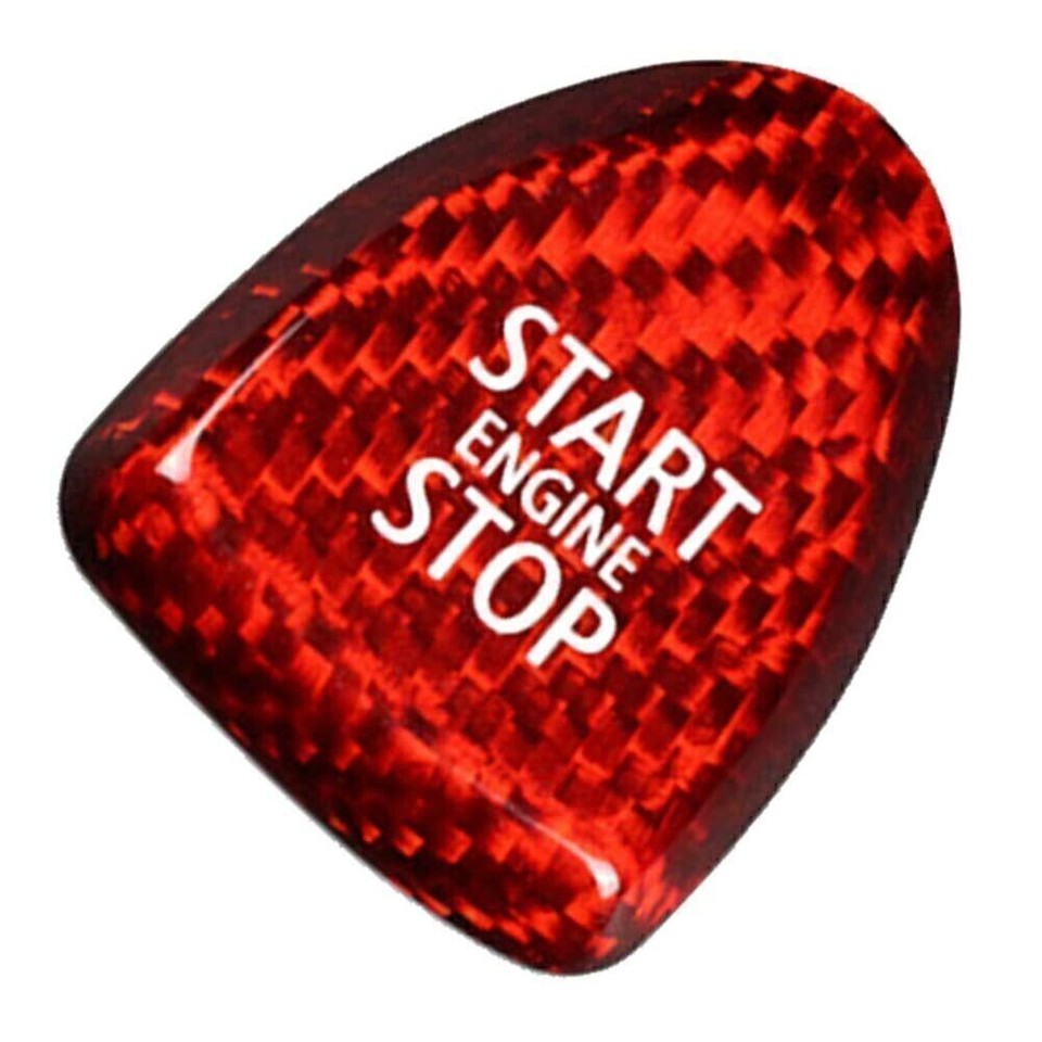 Carbon Fiber Start Button Cover Trim for MINI F54 F55 F56 F57 F60 ...