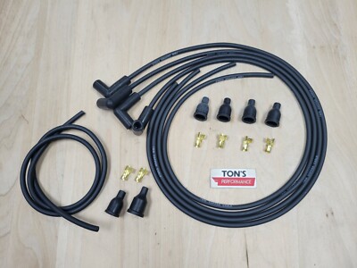 Ford 2N 9N 8N Tractor Front Mount Copper Core Spark Plug Wire Set USA ...
