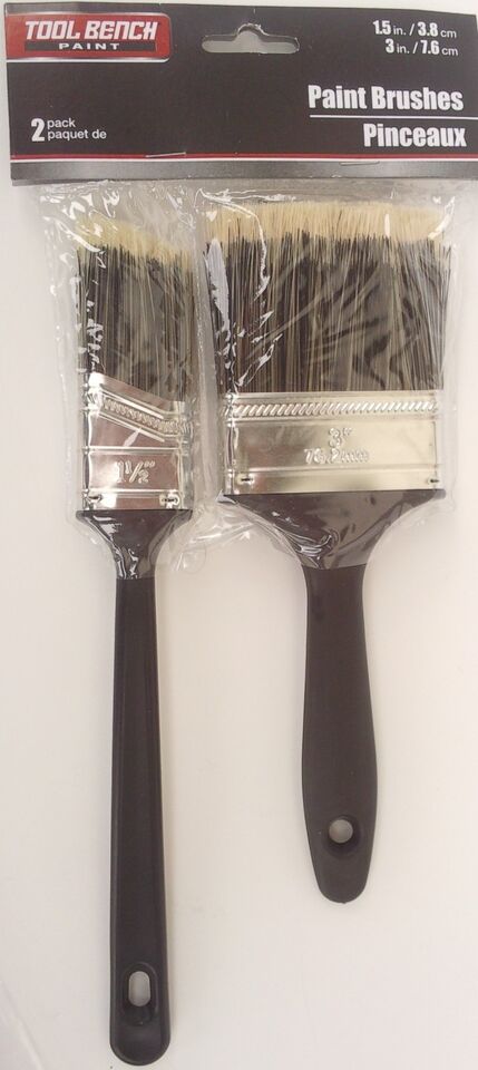 PROJECT PAINT BRUSHES Polyester 0.5" to 3" SELECT: BRUSH SET | eBay