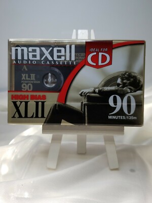 Maxwell Audio Cassette High Bias XLII 90 Minutes Sealed 25215136467| eBay