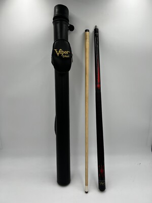 Viper Pro Series Q Vault 19 oz 58" Pool Cue Stick With Carrying Case ...