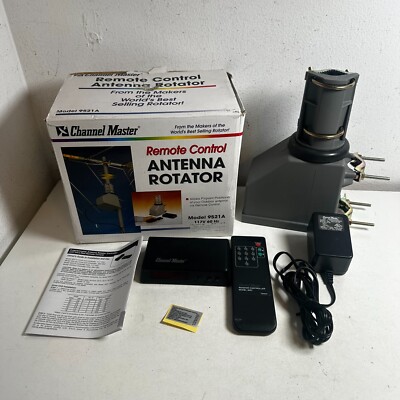 Channel Master 9521A Gray Remote Control Handheld Light Duty Antenna ...