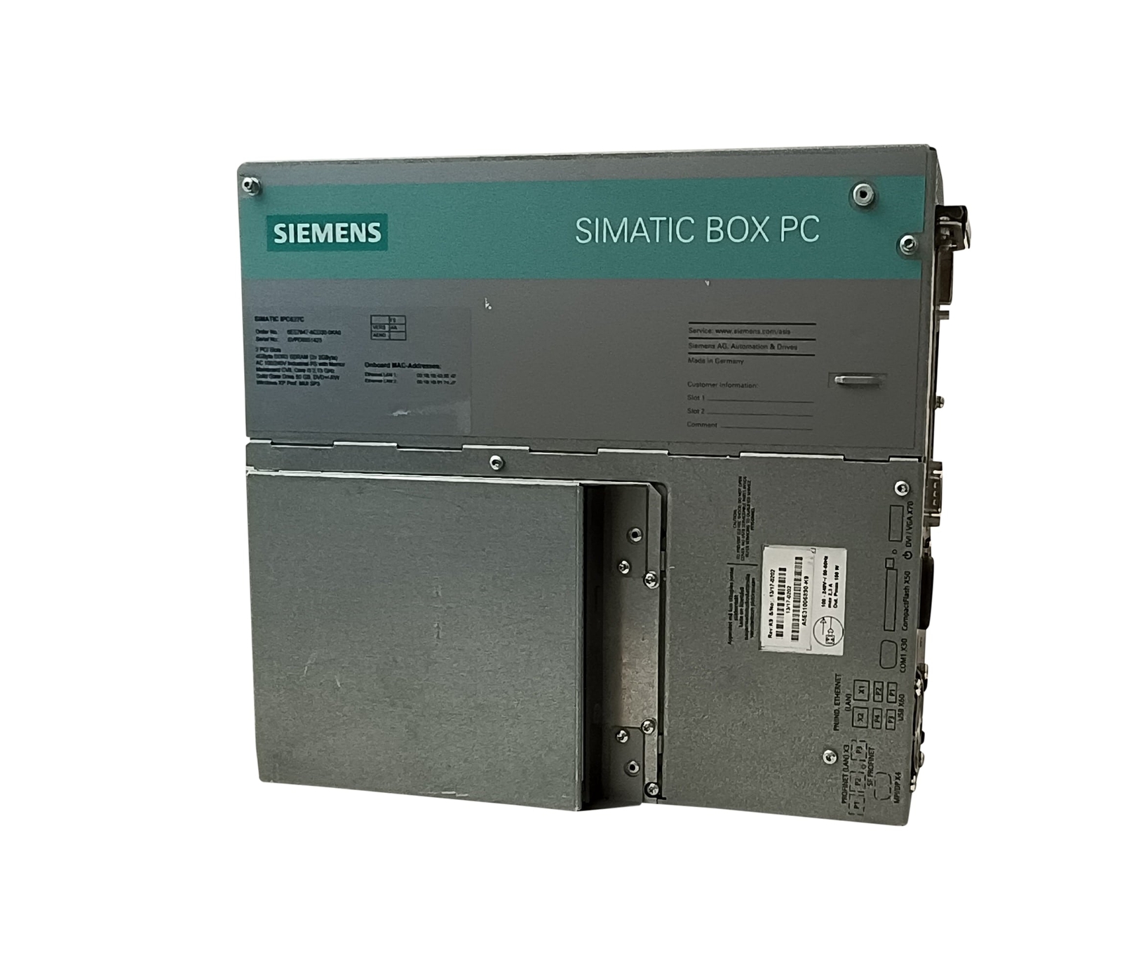 Siemens Simatic Box PC IPC627 (DC) 6ES7647-6AE35-0JK3 | eBay