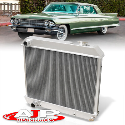 3-Core Full Aluminum Cooling Radiator For 1960-1965 Cadillac Deville ...