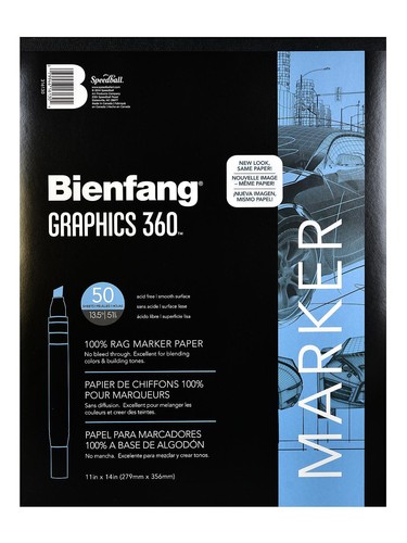 Bienfang Graphics 360 100% Rag Translucent Marker Paper | eBay