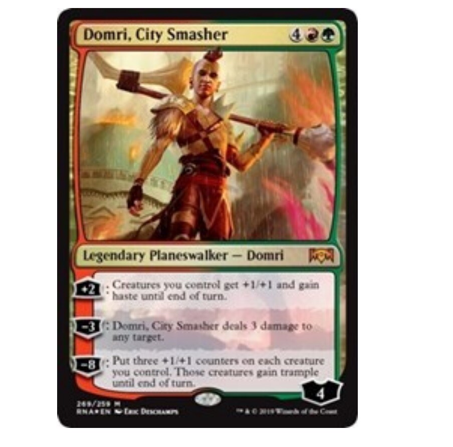 Domri, City Smasher + 10 Random Rare Cards MTG Magic the Gathering Gift ...