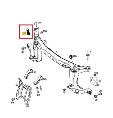 NEW GENUINE MERCEDES BENZ VITO W447 SPRING ELEMENT SLAM PANEL ...