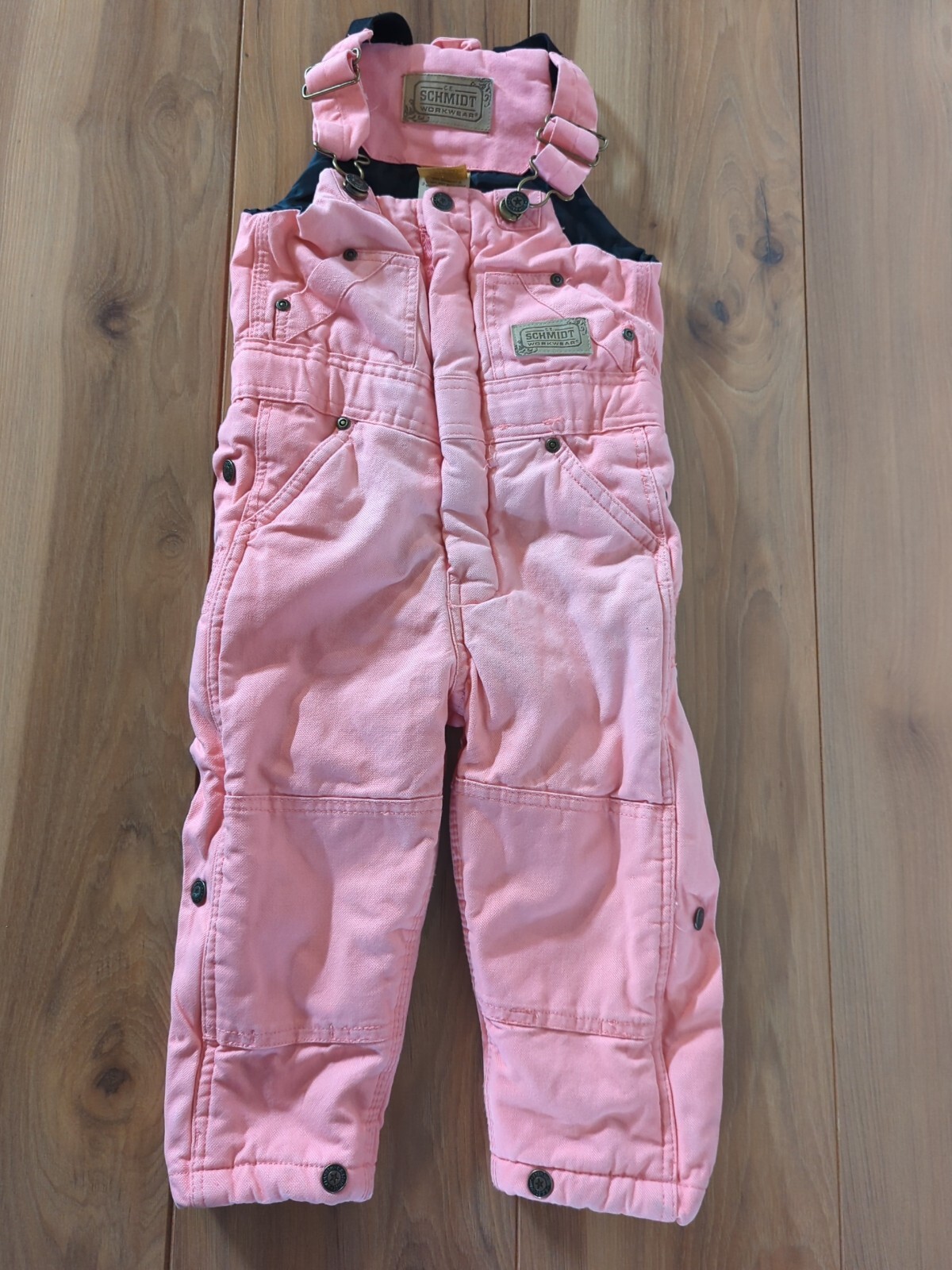 Schmidt Workwear Toddler Girl Insulated Overalls Snowpants Pink 2T | eBay
