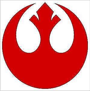 Rebel Alliance Design Vinyl Decal 9" Red | eBay