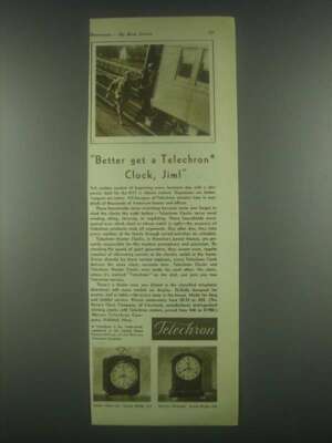 1931 Telechron Clocks Ad - Apollo and Waverly | eBay