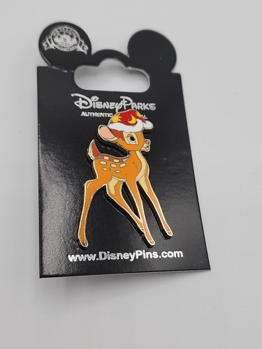 Disney Parks pin Bambi Christmas wearing a Santa Hat | eBay