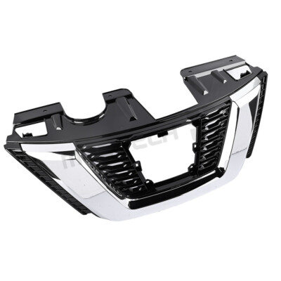 Front Bumper Upper Grille Chrome For 2017-2020 Nissan Rogue NI1200282 ...