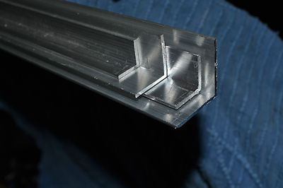 aluminium L Section bar angle 90 degree imperial 1/2" 5/8" 3/8" 3/4" 1 ...