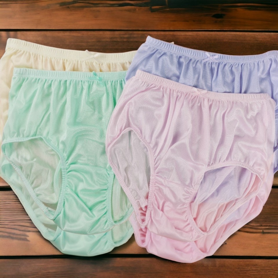 Nylon Panties Men Women Underwear Plus Size Comfort High Waist Knickers ...