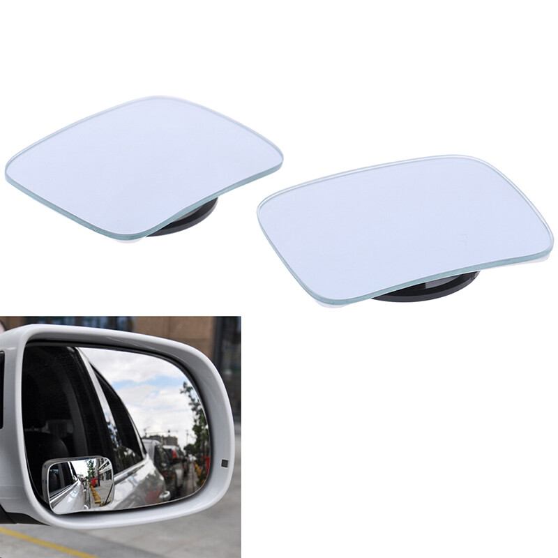 2 Pcs 360° Wide Angle Convex Rear Side View Blind Spot Mirror Universal ...