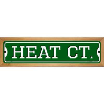 Heat Ct Novelty Wood Mounted Small Metal Street Sign WB-K-1020 | eBay