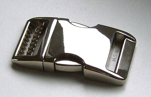 Noble metal click lock aluminum nickel plated 25mm with adjuster | eBay