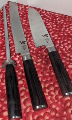Shun Classic 3pc Kitchen Knife Set | eBay