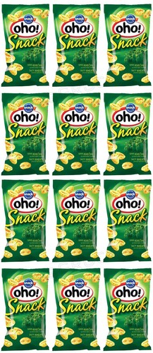 12 OHO DILL Flavor Puffed Salty Wheat Snacks Crisps 35g 1.23oz | eBay