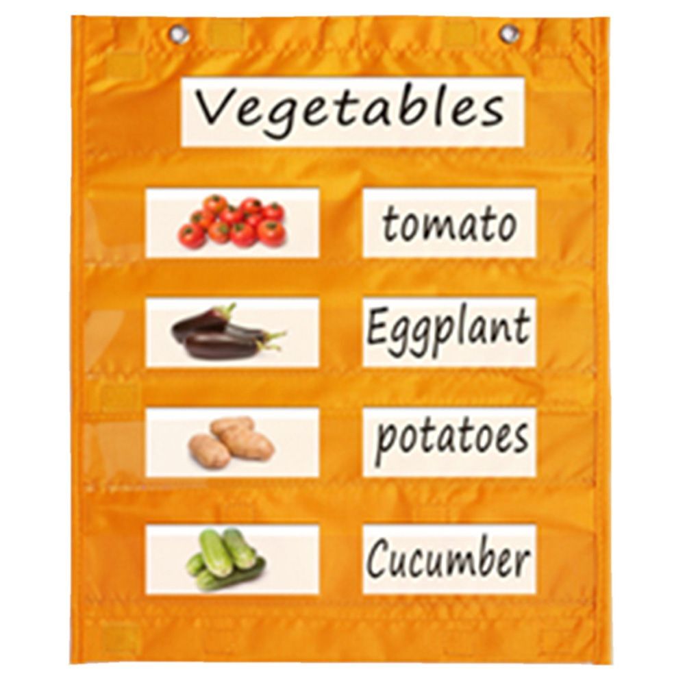 Preschool Learning Resources Teaching Aids Class Schedule Pocket Chart ...