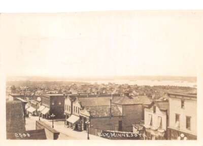 Ely Minnesota Business District Birds Eye View Real Photo Postcard ...