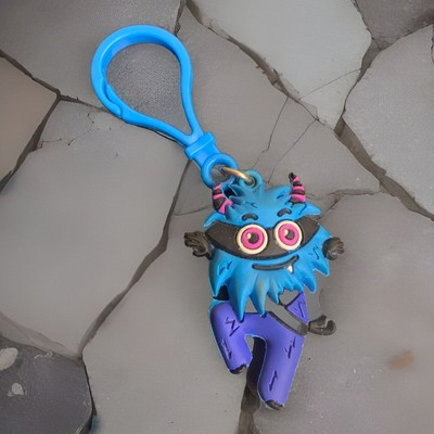 American Heart Association Challenge Kids Rubber Keychain Blue small 2 ...