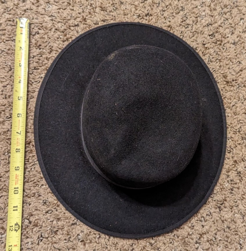 Authentic Amish Men's Black Flying Eagle Formal Dress… - Gem