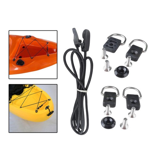 Kayak Deck Rigging Kit for SUP Kayaks Fishing Rigging Bungee Kit ...