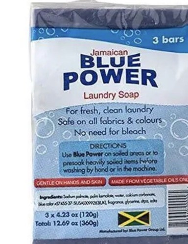 Jamaican Blue Power Laundry CAKE SOAP 4.23 Oz (Pack of 3) US SELLER ...