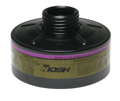 Honeywell Survivair Filter Canisters, P100, Black, 1/EA, #168800 for ...