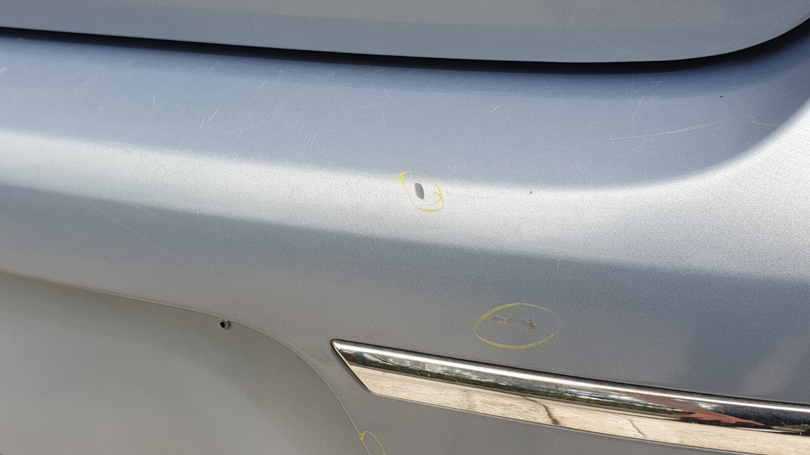 VW Passat B6 Saloon 2005-2010 Complete Rear Bumper Iron Grey Metallic ...