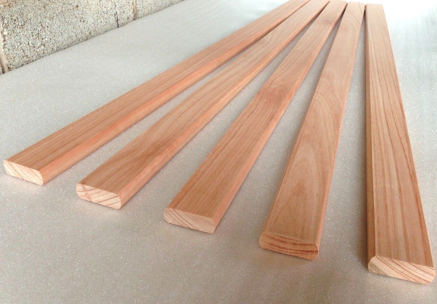Hardwood Garden Bench Slats Red Grandis 1.22m 4 ft x 20mm Mahogany ...