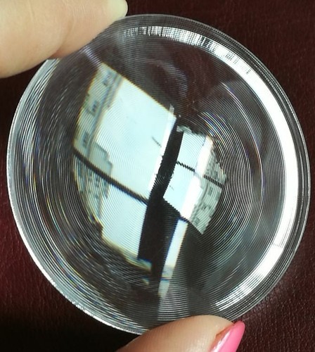 3PCS 50mm Round Optical PMMA Plastic Fresnel Lens Magnifier VR Glasses ...