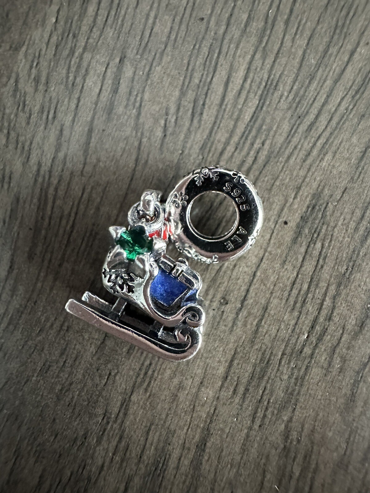 Authentic Pandora #792977C01 Christmas Sleigh 2023 Dangle Charm | eBay