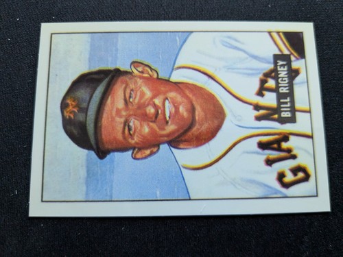 1951 Bowman Reprint Baseball Card # 125 Bill Rigney - New York Giants ...