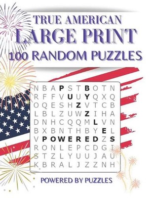 True American: Large Print 100 Random Puzzles by Powered Puzzles ...