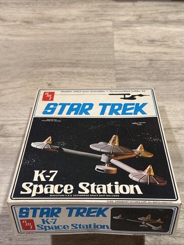 Star Trek The Original Series K-7 Space Station Model Kit • AMT S955 ...