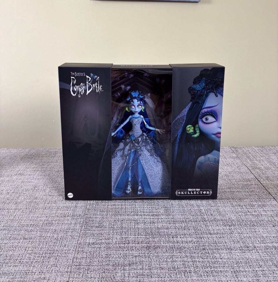 Monster High Tim Burton's Corpse Bride Emily Skullector Doll *READY TO ...