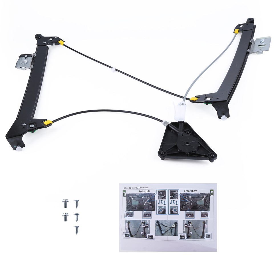 Convertible Front Right Side Window Regulator For 2008-2012 Audi A3 ...