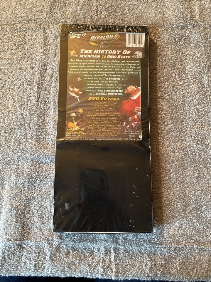 BRAND NEW! Rivalries: The History of Michigan vs Ohio State DVD, Pat ...