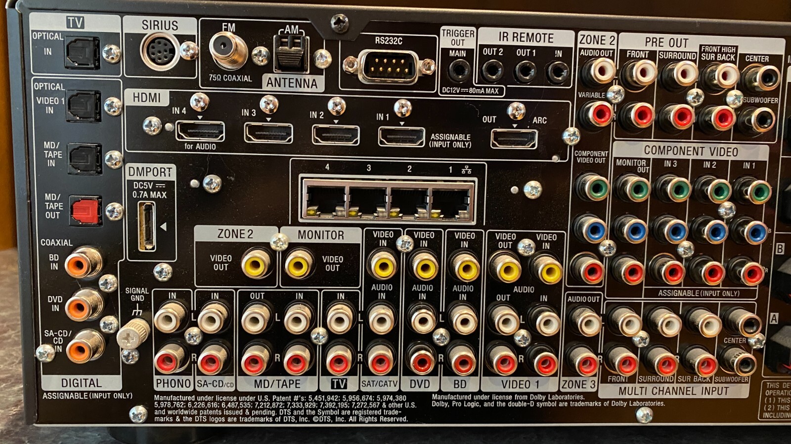 Sony STR-DA3600ES A/V Receiver - 7.1ch Surround Sound Theatre HiDef ...